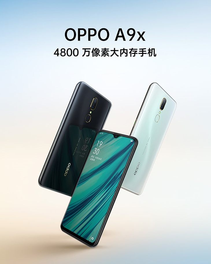 4800万像素大内存手机OPPO A9x今日开售，仅需1999元！_-泡泡网