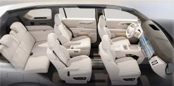 深蓝S09大型SUV车内配置曝光 全车座椅加热与后排电视全都有-泡泡网