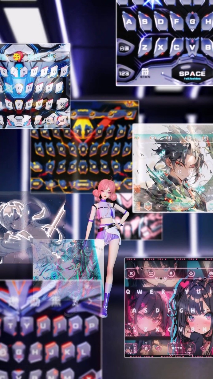 讯飞输入法926键盘日 AI虚拟歌手Luya开启超级皮肤狂欢季_-泡泡网