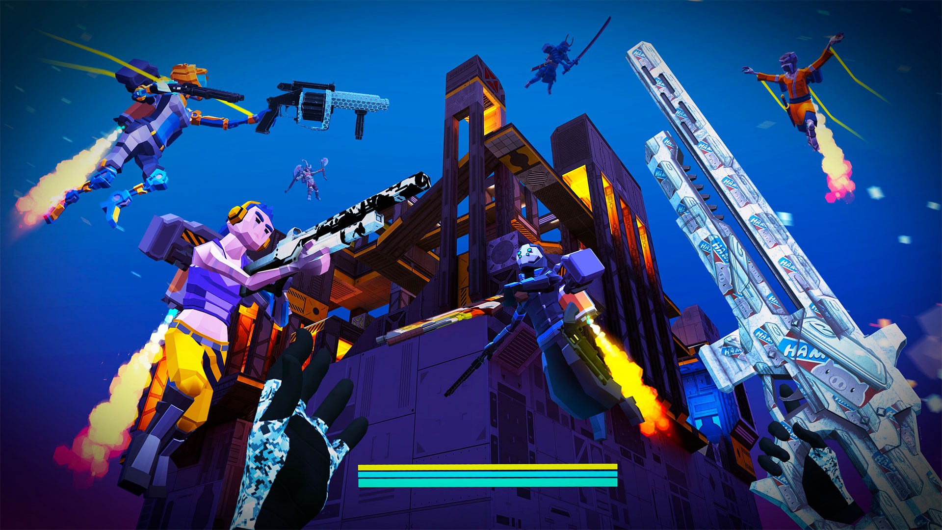 奇遇VR国内首发内测多人枪战游戏《Gun Raiders》，百位内测体验官整装待发！_-泡泡网